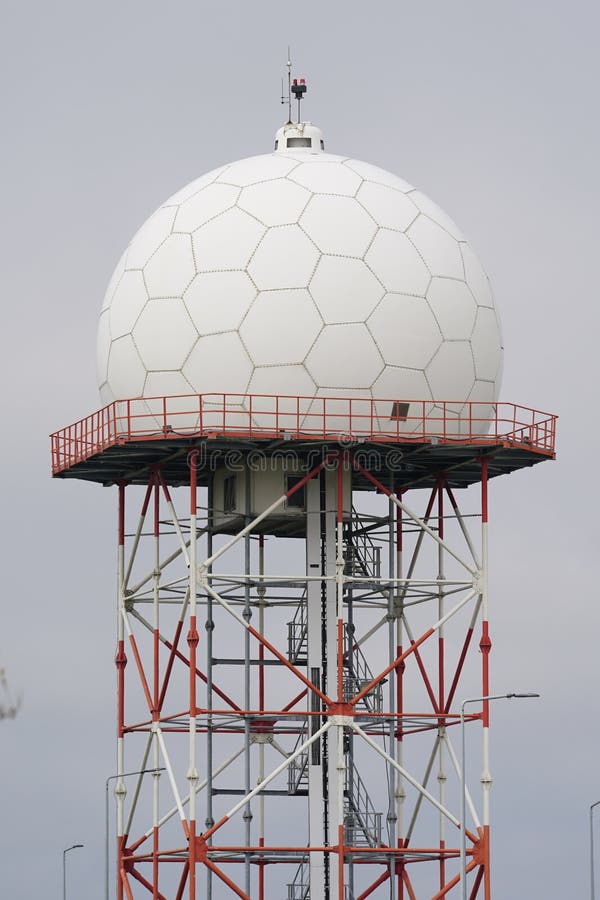 Doppler Radar in an Airport Stock Photo - Image of forecasting, tower ...