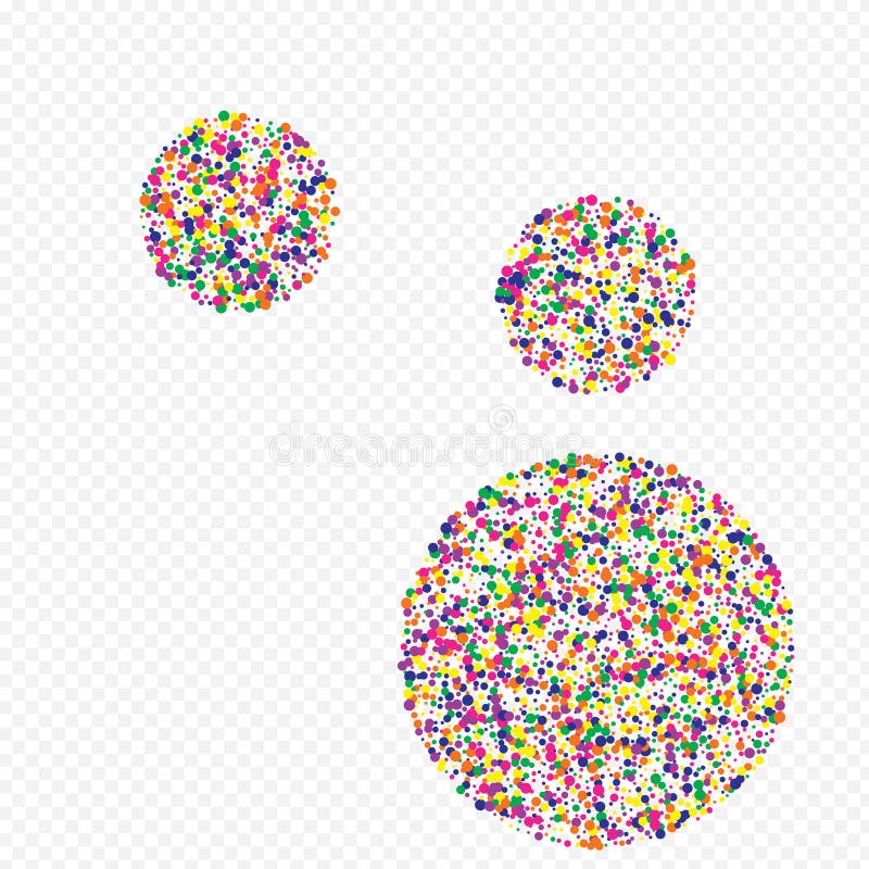 White Dot Fun Transparent Background. Effect Dust Stock Illustration ...