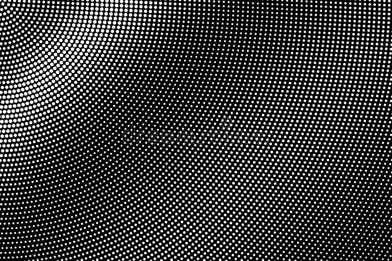 White Dots on Black Background. Smooth Halftone Vector Texture Stock ...