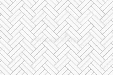 White Double Herringbone Tile Seamless Pattern. Metro Stone or Ceramic ...