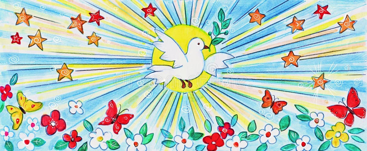 Sunset White Dove Stock Illustrations – 1,234 Sunset White Dove Stock ...