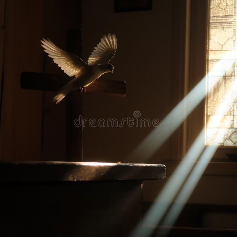 Church Window Dove Stock Illustrations – 345 Church Window Dove Stock ...
