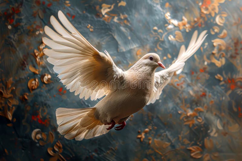 The White Dove Representing the Holy Spirit. AI Generated Stock ...