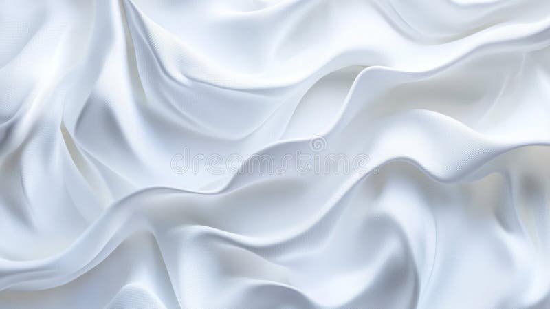 White Draped Fabric Texture Background Stock Illustration ...