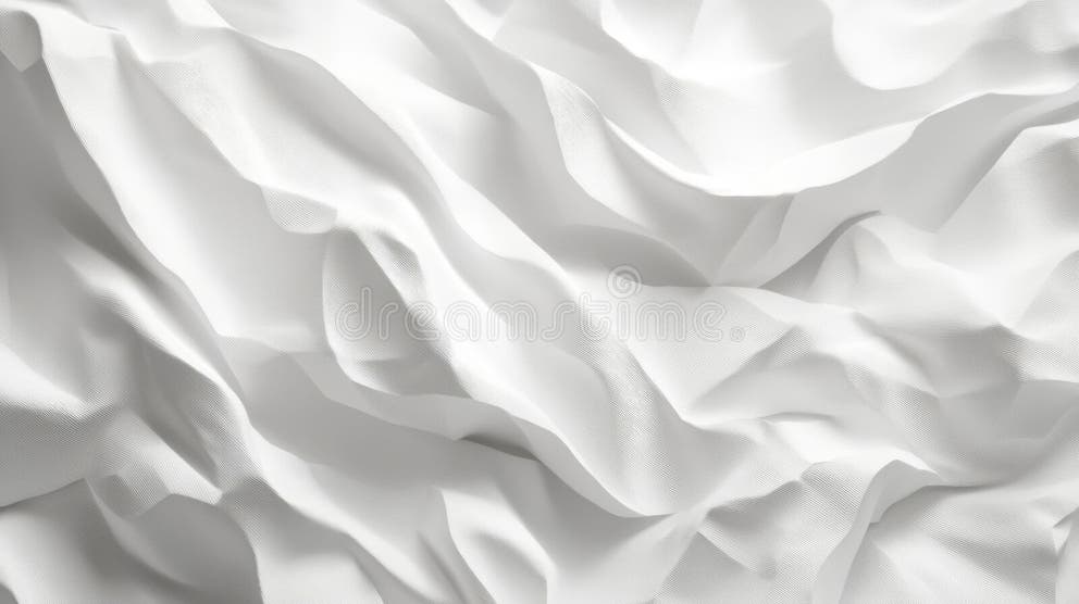 White Draped Fabric Texture Background Stock Illustration ...