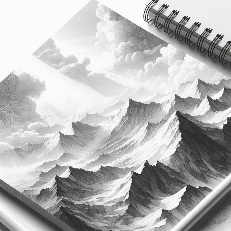 White Drawing Paper Texture with a Medium Surface Texture, Vesa Stock ...