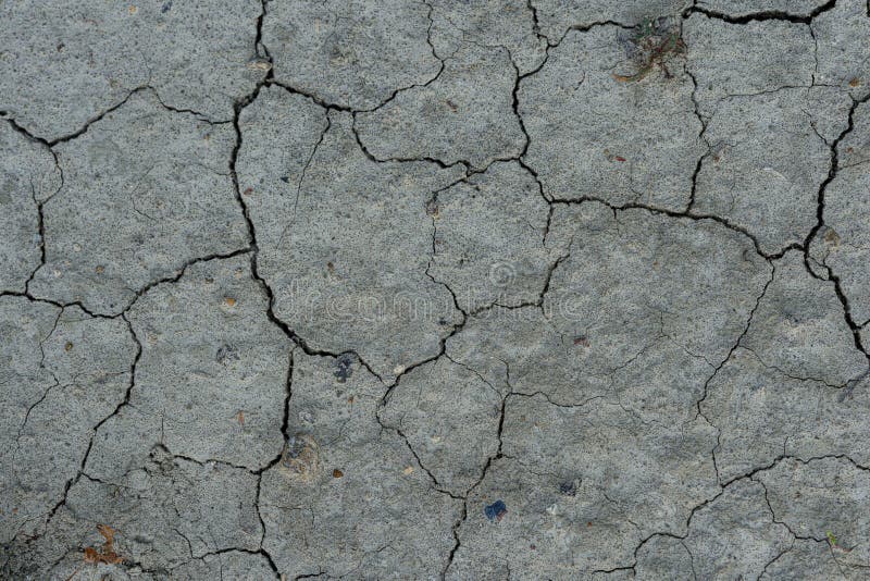 White Dried and Cracked Ground. Erosion Earth Background. Cracked Dry ...