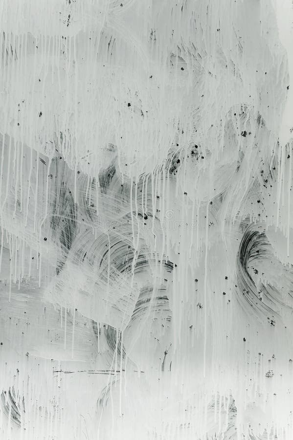 Dripping Colorless Oil on White Background. Stock Image - Image of drop ...