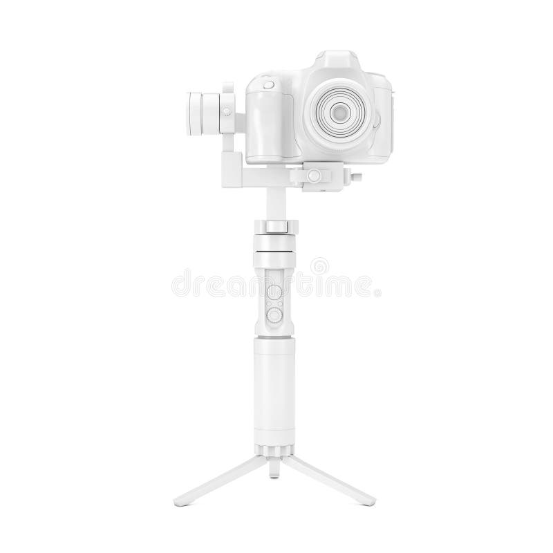 Technology Concept White Abstract Camera Minimal Pink Orange Tilted ...