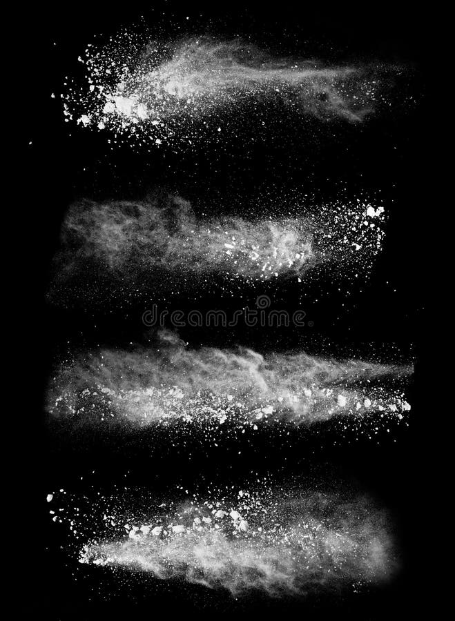 White Dust Particles Splash.Color Holi Festival. Stock Photo - Image of ...