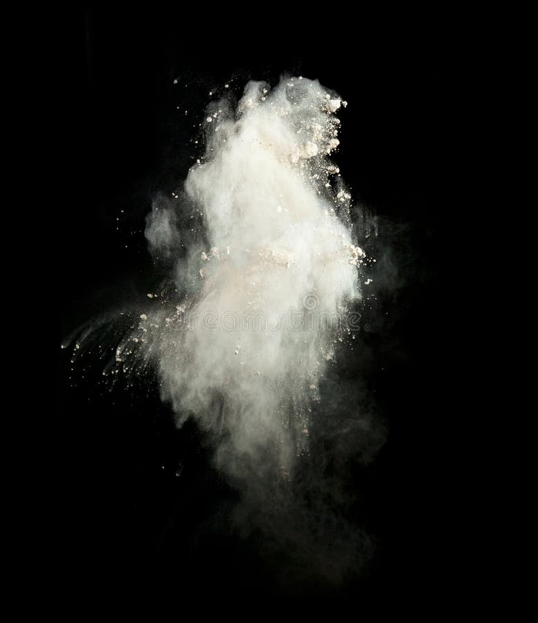 Black Powder Splatter Background.Dust Particles Texture Stock Image ...