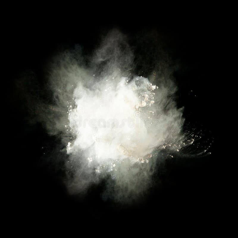 White Dust Particles Splash.Color Holi Festival. Stock Photo - Image of ...