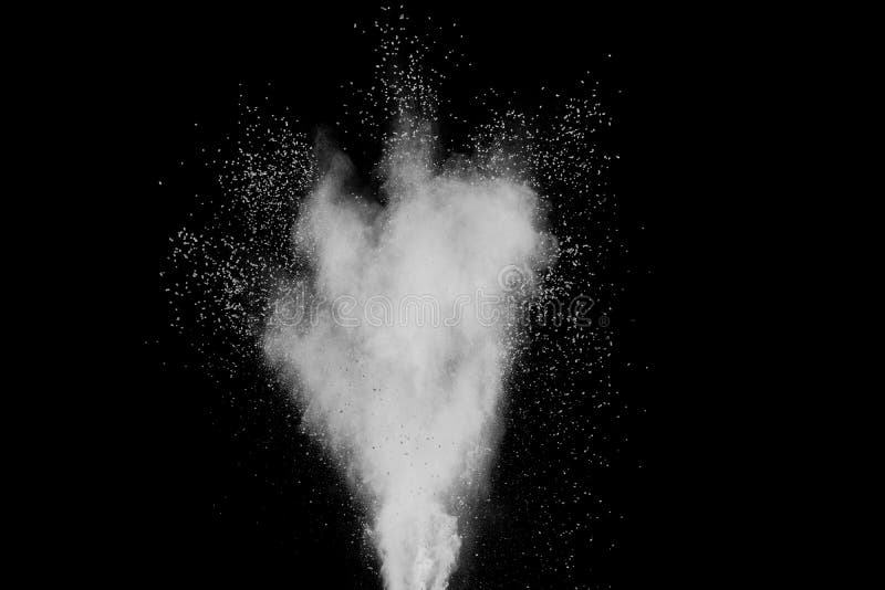 White Dust Particles Exhale in the Air. Stock Image - Image of cosmos ...