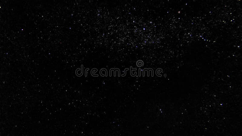 White Dust Particles Isolated on Black Background Stock Footage - Video ...