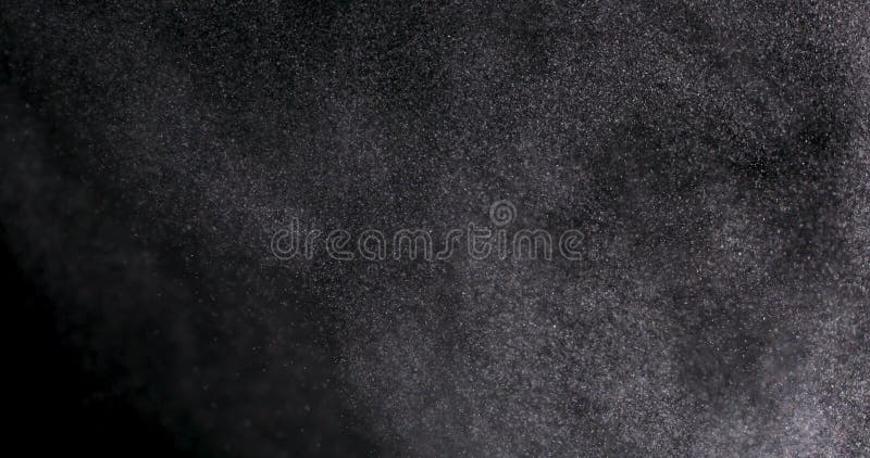 Powder Isolated on Black Background Stock Video - Video of bokeh, crash ...