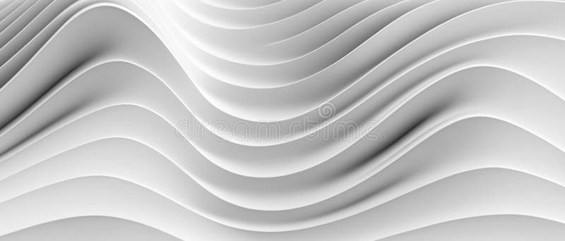 White Dynamic Abstract Wavy Wallpaper Background, Organic Beautiful ...