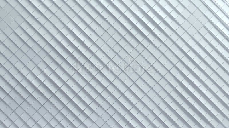 White Dynamic Tiles. Motion Design Pattern Stock Footage - Video of ...