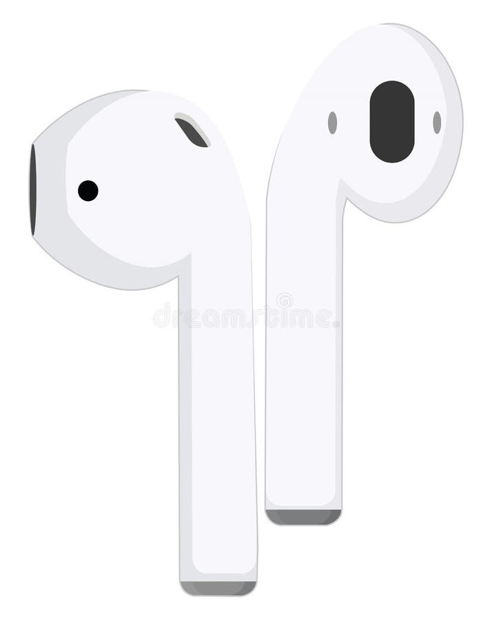 Earbuds White Stock Illustrations – 1,010 Earbuds White Stock ...