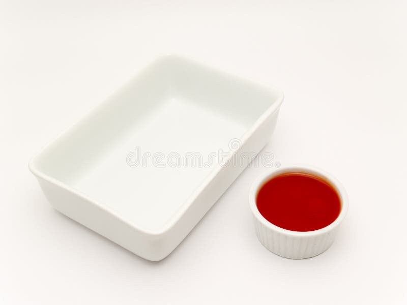 White Earthenware Containers Stock Photo - Image of china, kitchen ...