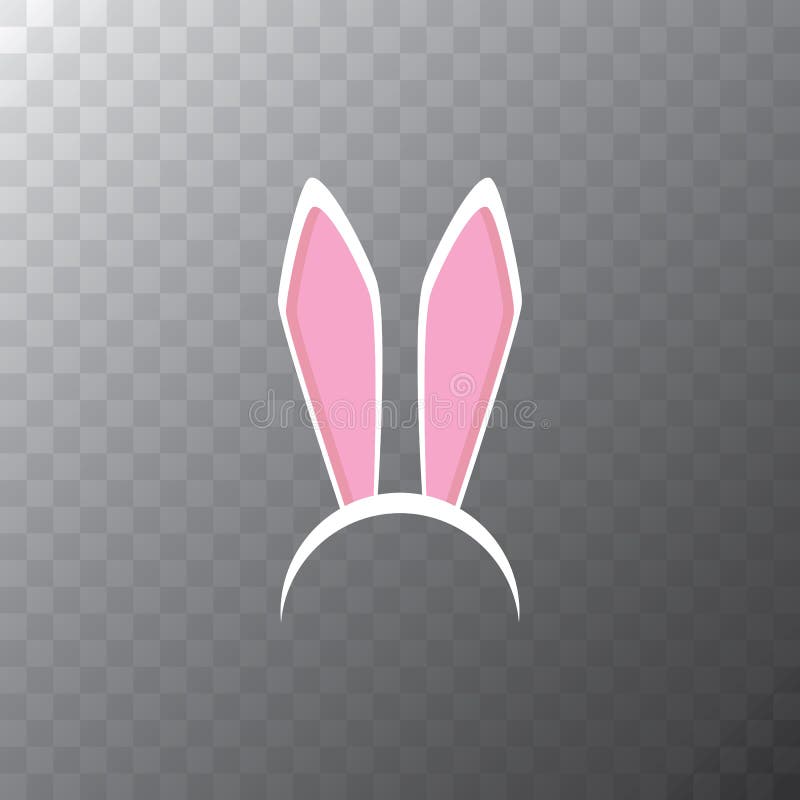 Bunny Ears Transparent Stock Illustrations – 413 Bunny Ears Transparent ...