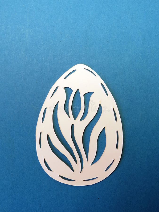 Easter egg. Paper cutting. stock photo. Image of cutting - 36732492