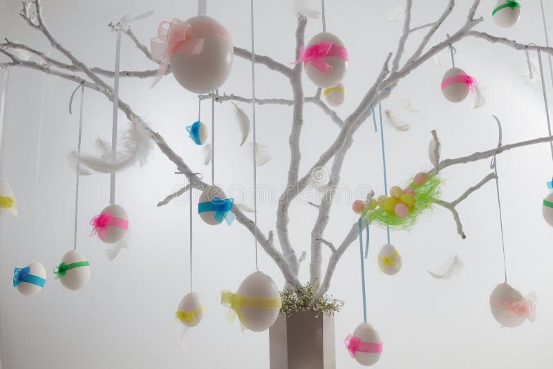 White easter tree stock image. Image of tree, color - 140845119