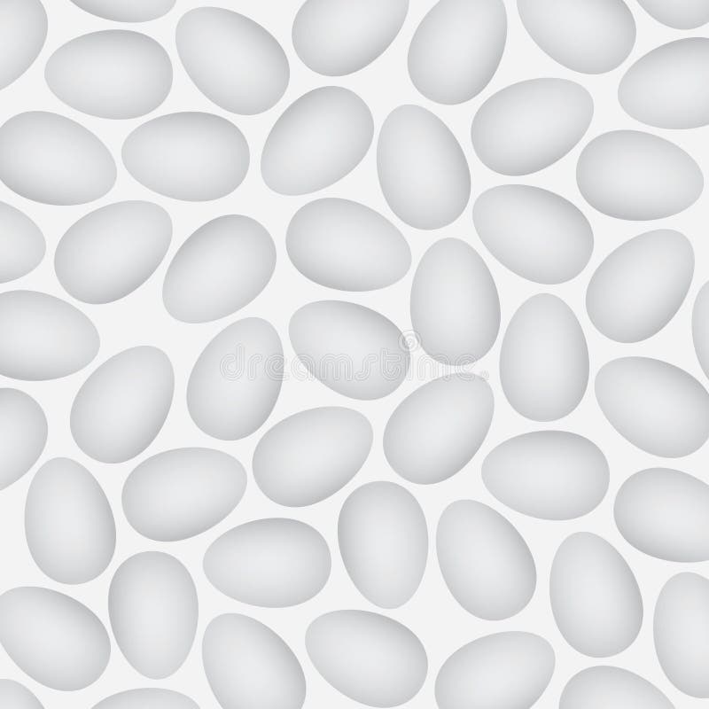 White egg pattern stock vector. Illustration of pattern - 172590770