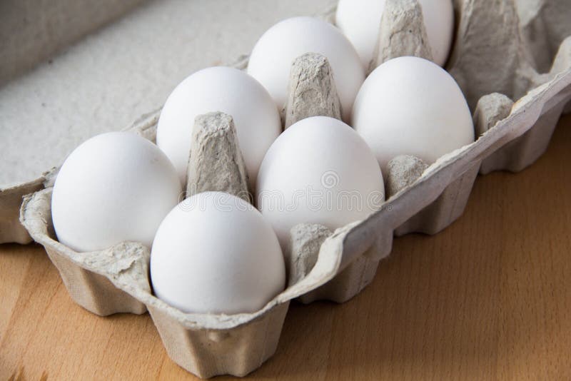 White eggs in box stock photo. Image of delicious, vitamins - 27764208