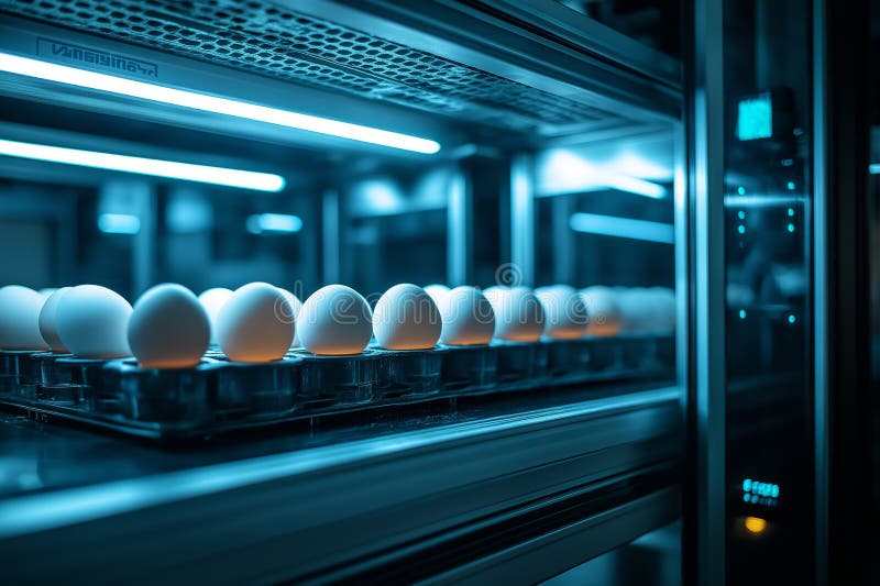 Egg Incubation Process in a Modern Facility during Nighttime Operations ...