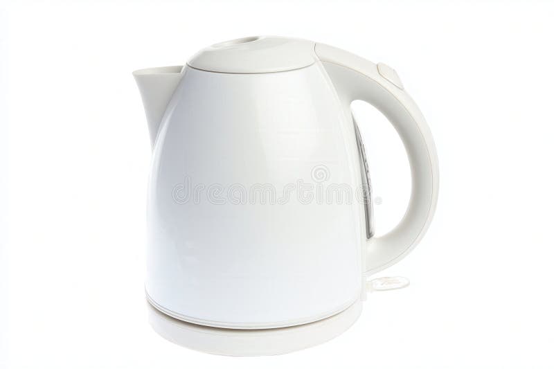 White Electric Kettle with Smooth Design Perfect for Modern Kitchens ...
