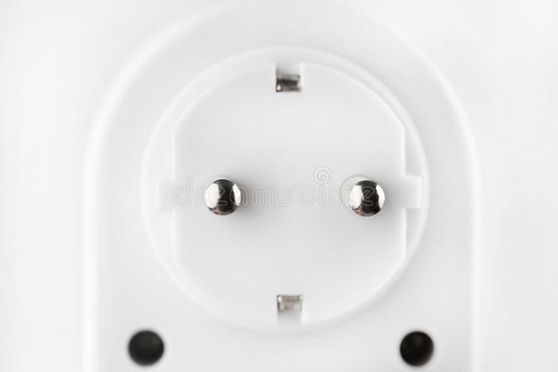 White electric plug stock image. Image of shape, equipment - 29000999
