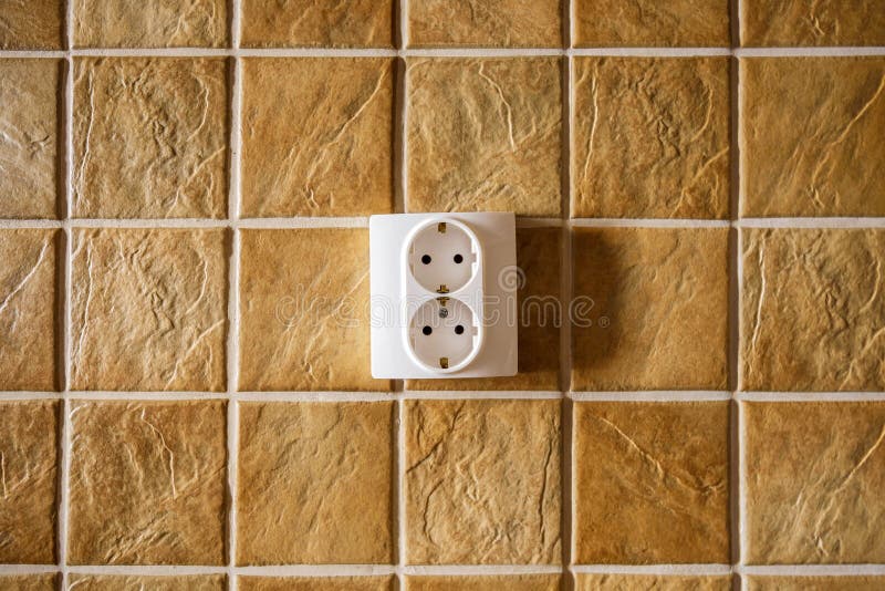 Ceramic Tiles Texture. Beige Mosaic Ceramic Tiles For Wall Or Fl Stock ...