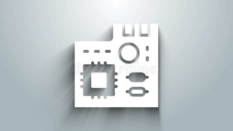 White Electronic Computer Components Motherboard Digital Chip ...