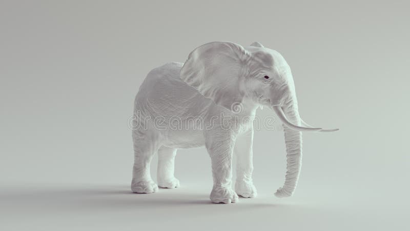 White Elephant Large stock illustration. Illustration of clean - 207683461