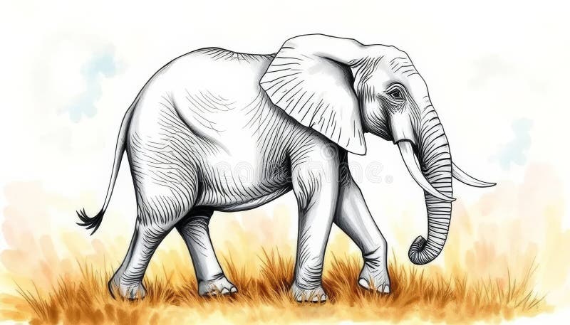 Elephant Perspective Drawing Stock Photos - Free & Royalty-Free Stock ...