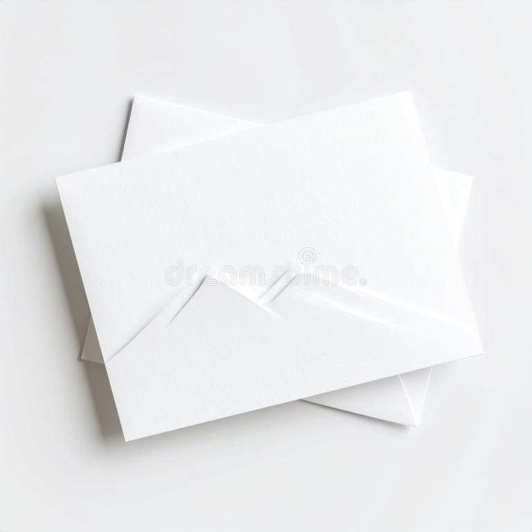 White Embossed Mountain Notecards Minimal Design Stock Illustration ...