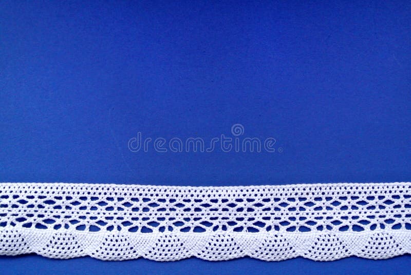 White embroidered ribbon stock photo. Image of retro - 73900004