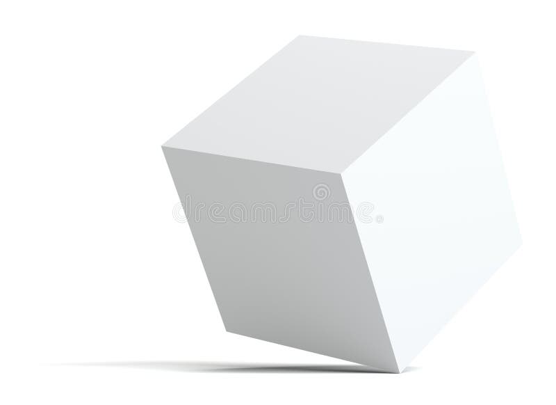 Empty cube stock illustration. Illustration of geometric - 83567196