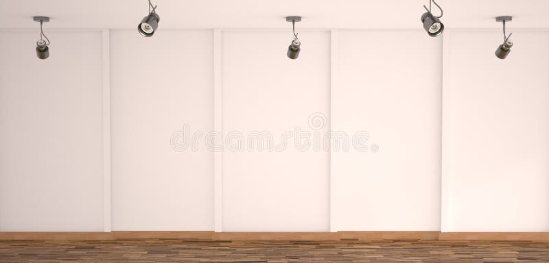 White empty gallery stock image. Image of hall, exhibition - 84686579