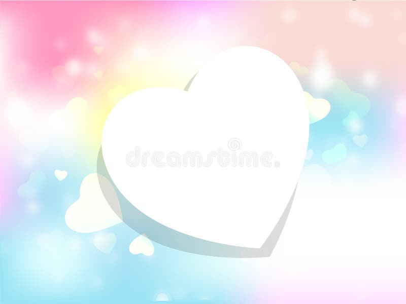 Empty heart shaped box stock vector. Illustration of pink - 7553395