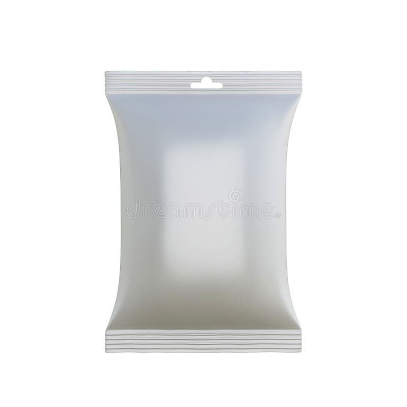 White Empty Package for the Products. Stock Illustration - Illustration ...