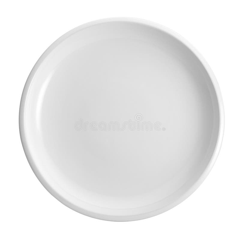 Round Table Isolated on White Stock Image - Image of metal, dinner ...