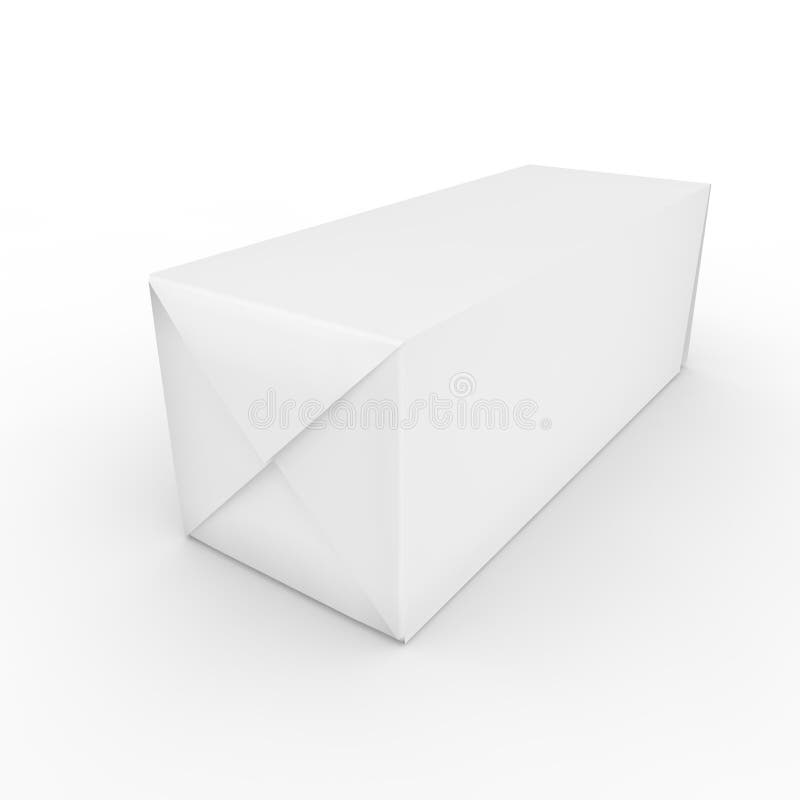 Envelope DL size template stock vector. Illustration of post - 102390000