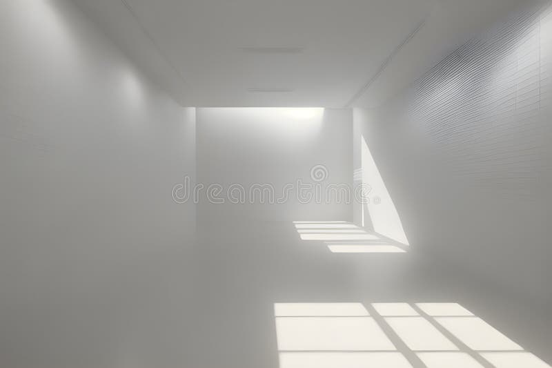 White Empty Room, Mockup, Location Stock Illustration - Illustration of ...