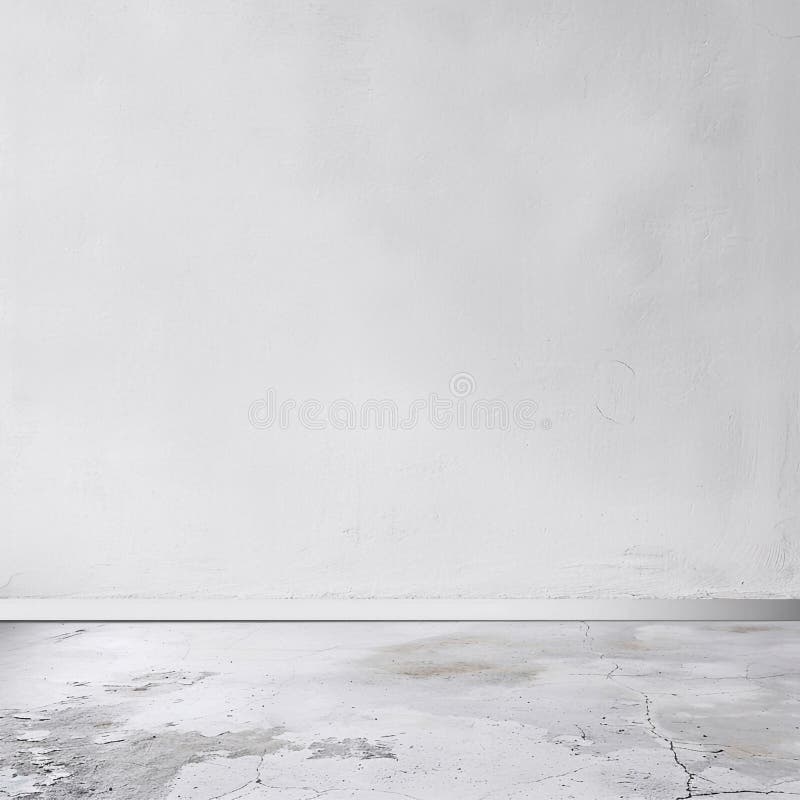 White Empty Room, Mockup Product, White Wall Stock Illustration ...