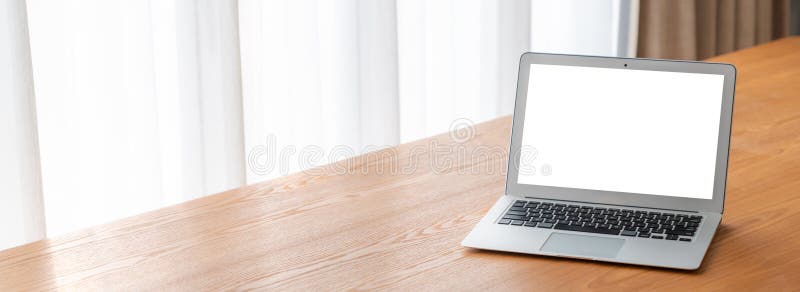 White Empty Screen on Modish Computer for Your Design Mock Up Stock ...