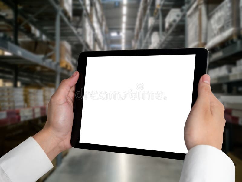 White Empty Screen on Modish Computer for Your Design Mock Up Stock ...