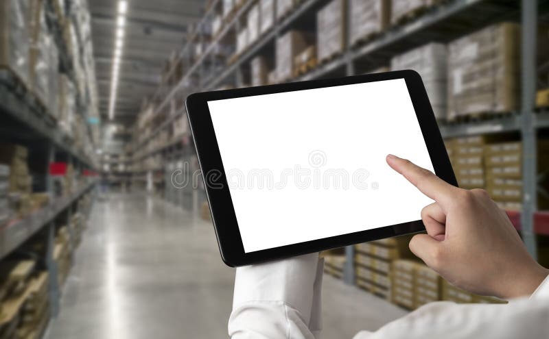 White Empty Screen on Modish Computer for Your Design Mock Up Stock ...