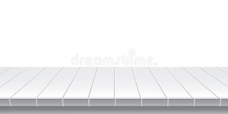 White Empty Square Table.realistic Table, 3d. Element for Your Design ...