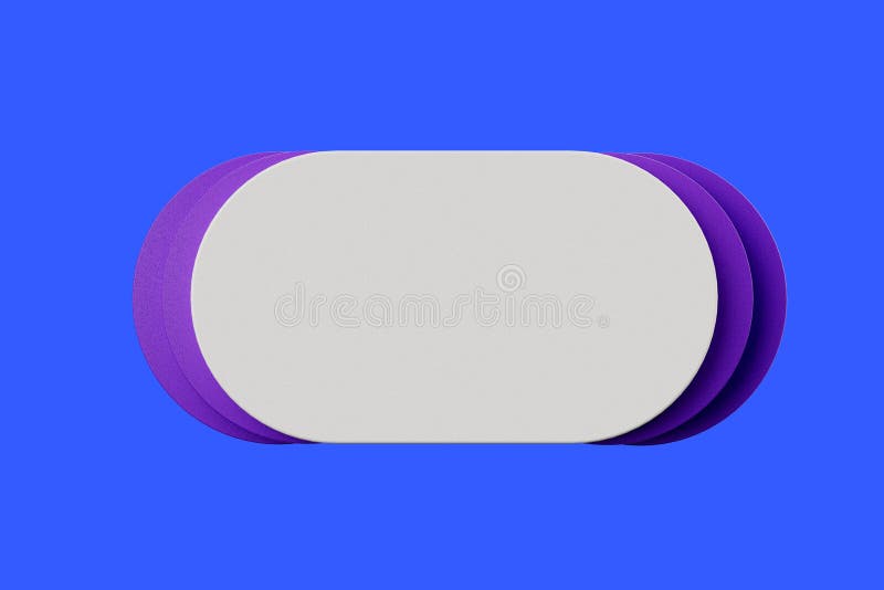 White Empty Tablet and Textured Purple Circle Shapes 3d Render. Stock ...